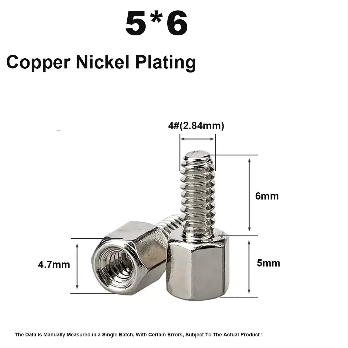Медные винты для компьютера 5X6 10pcs