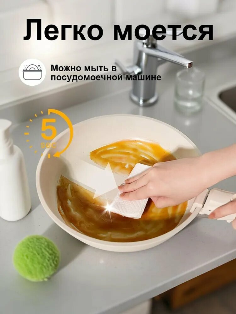 Набор посуды для приготовления, 21 предм. Сковорода с антипригарным покрытием