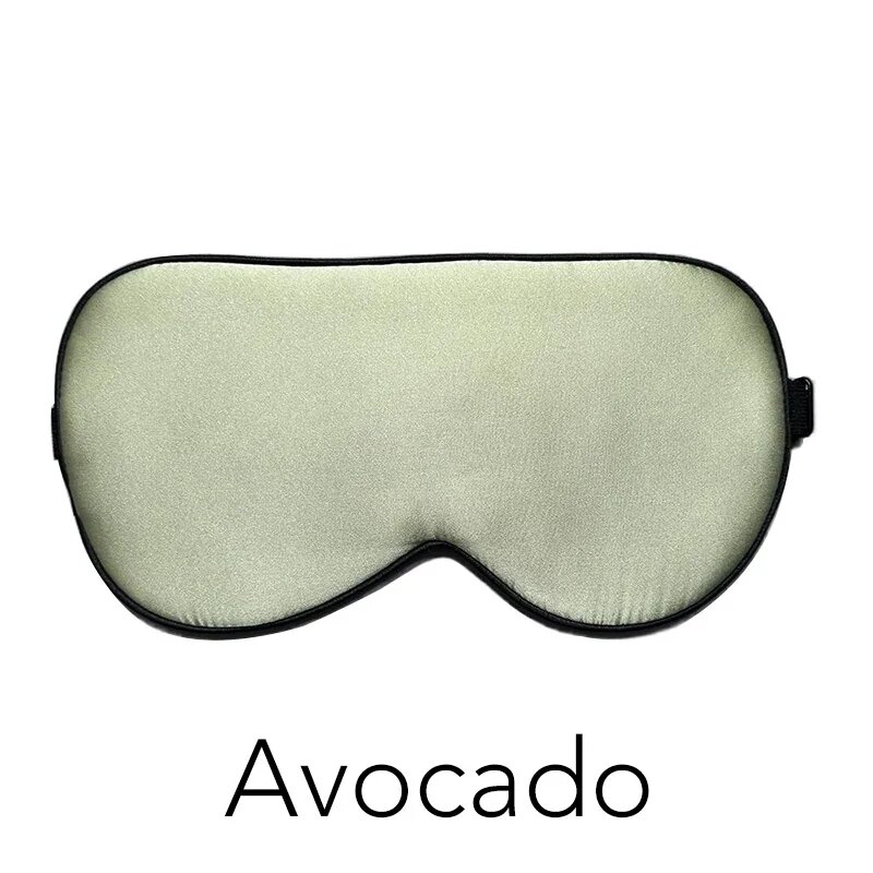Шелковая маска для сна Avocado
