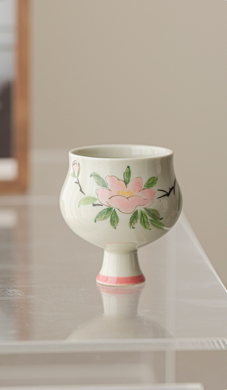 Хрустальная голубая чайная чашка со льдом, одиночная чашка, керамическая чашка для чаепития, чашка для чая Кунг-фу