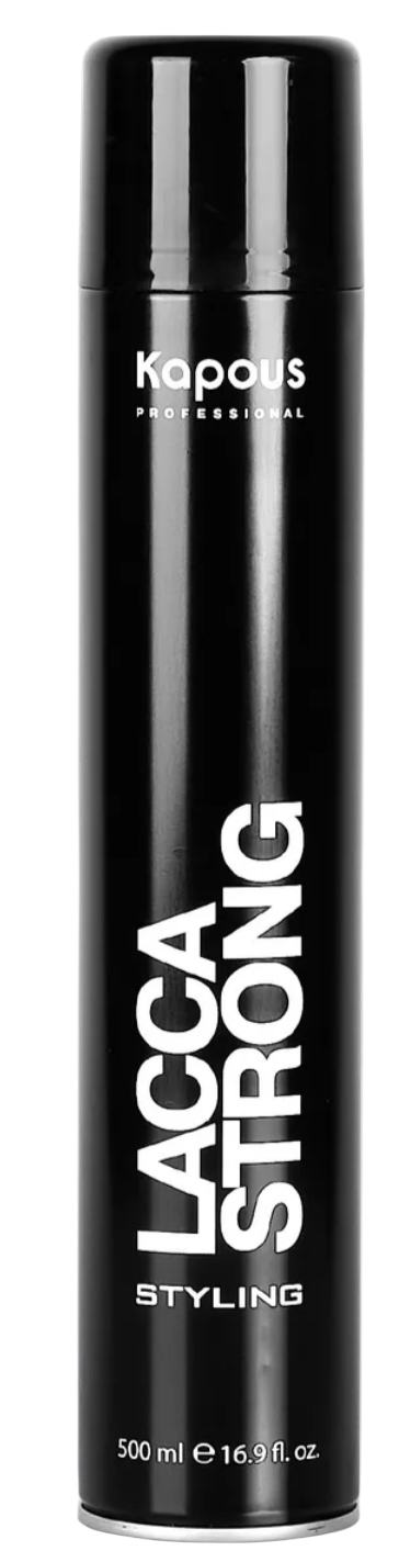 Лак для волос Kapous Lacca Strong, сильной фиксации, аэрозоль, 500мл