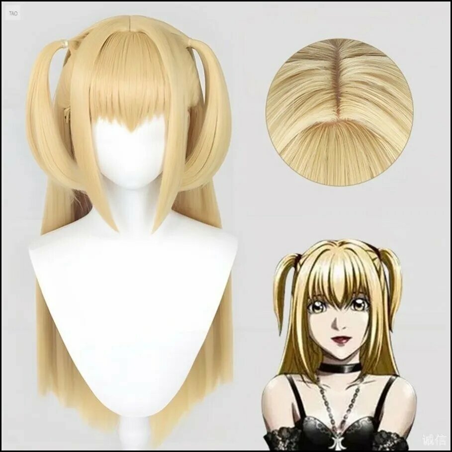 Парик для косплея карнавальный Миса Аманэ / Amane Misa из аниме Тетрадь смерти / Death Note