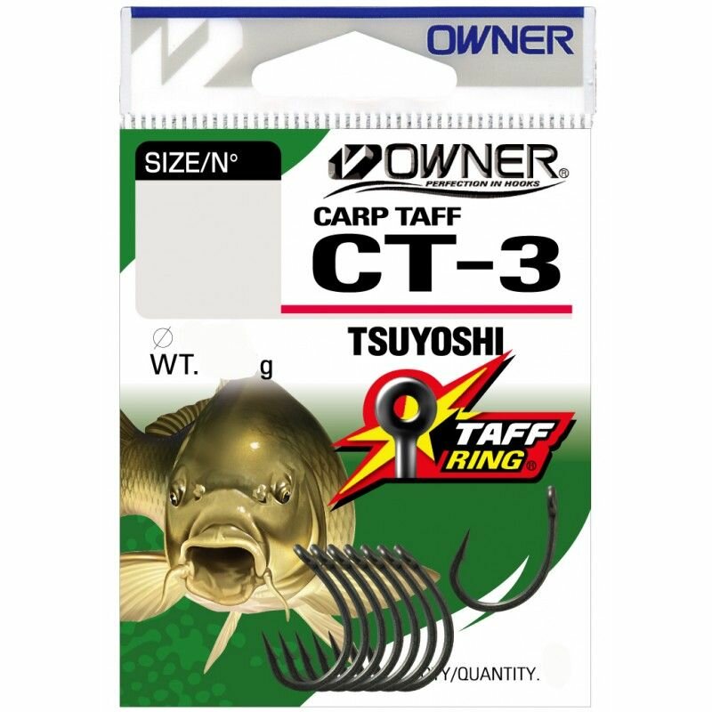 OWNER Крючок Carp Taff Tsuyoshi teflon №2 6шт