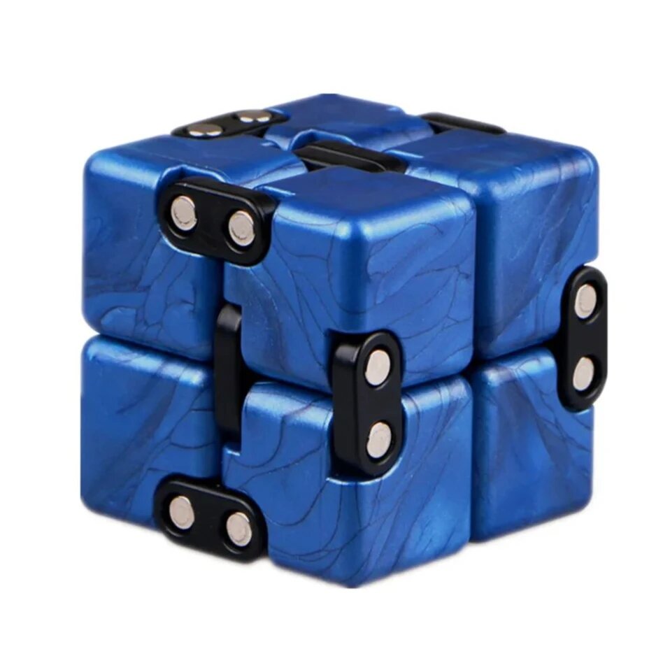 Кубик Фidget Cube синий, 2x2, пластик