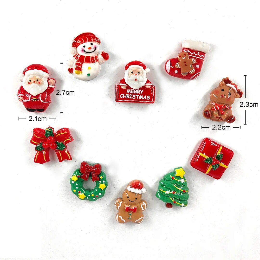 Набор магнитных украшений для кухни 10pcs Christmas