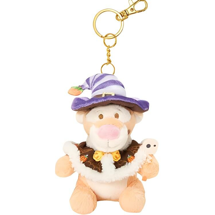 Disney Тиггер Ключница Кукла Плюшевая Украшение H11,5cm Шанхайский Дисней