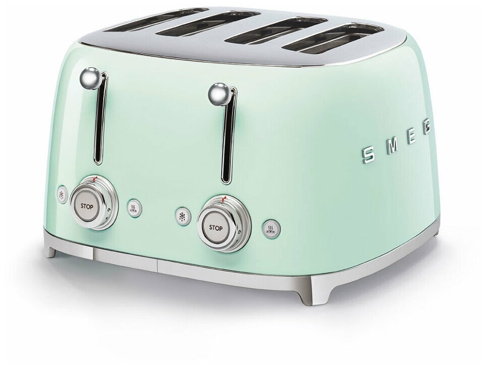 Тостеры SMEG TSF03PGEU пастельный зеленый