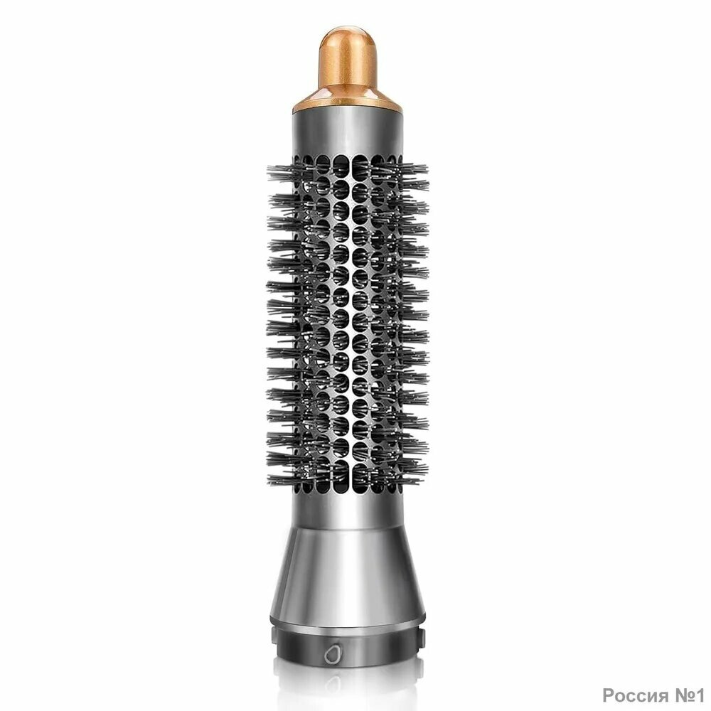 Узкий браш Медь, насадка для стайлера Dyson Airwrap. Малая круглая щетка для создания объема коротким волосам.