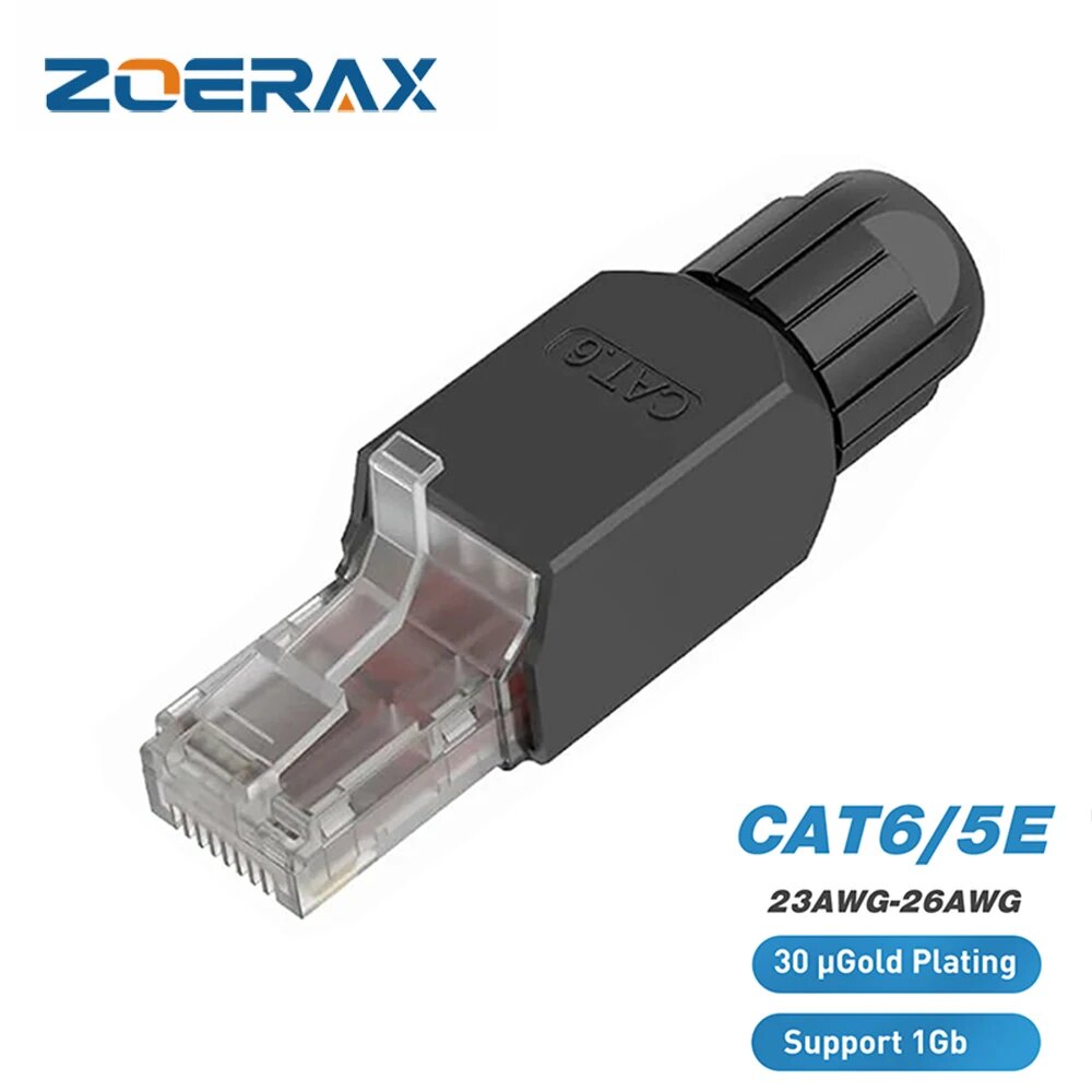 10шт разъем RJ45 ZoeRax MRC6-N8 CAT6 White