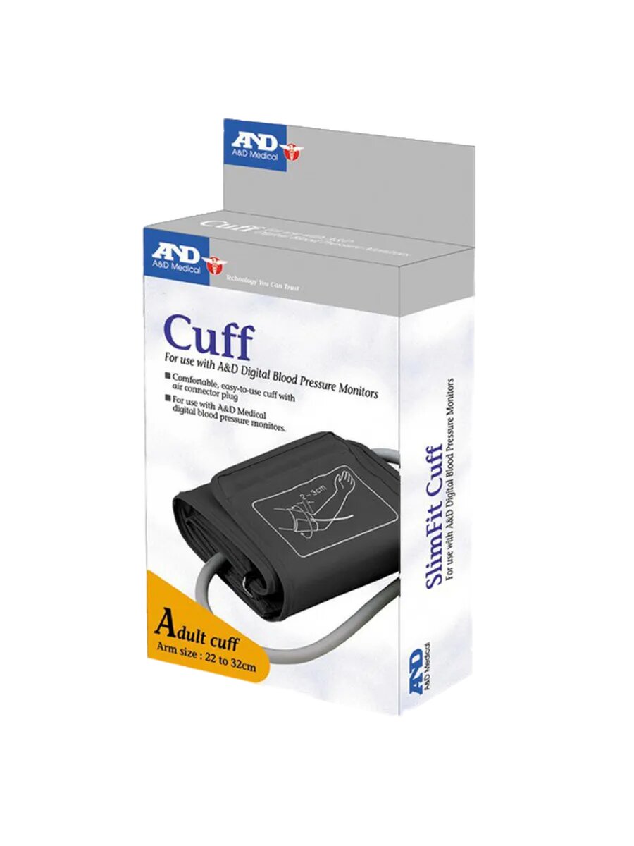 Манжета для цифровых тонометров AND UA-CUFBOX-AU (22-32см) 1 шт