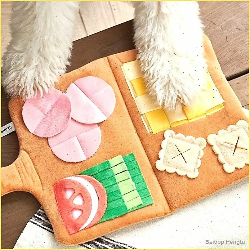 Игрушка флис "Для совместных игр", для собак, коричневая, 16x25 см — фото 1
