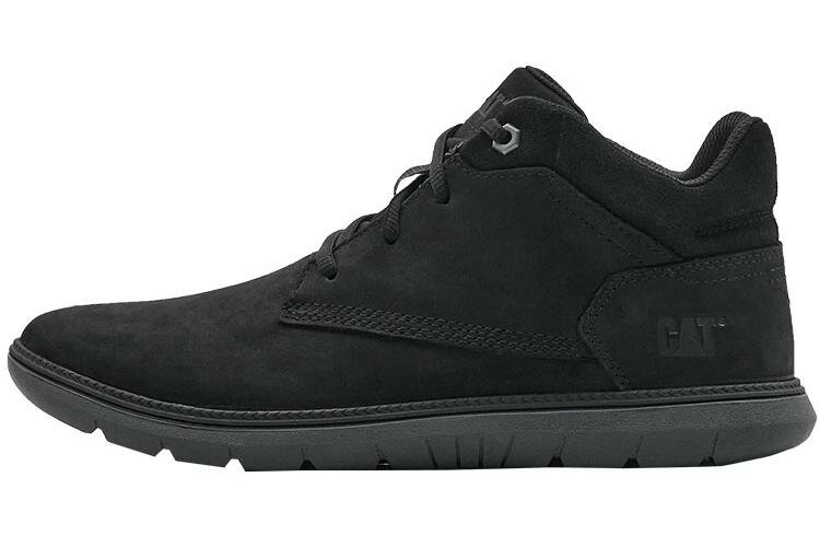 Рабочие ботинки мужские CAT из кожи полного зерна, черные 40 EU