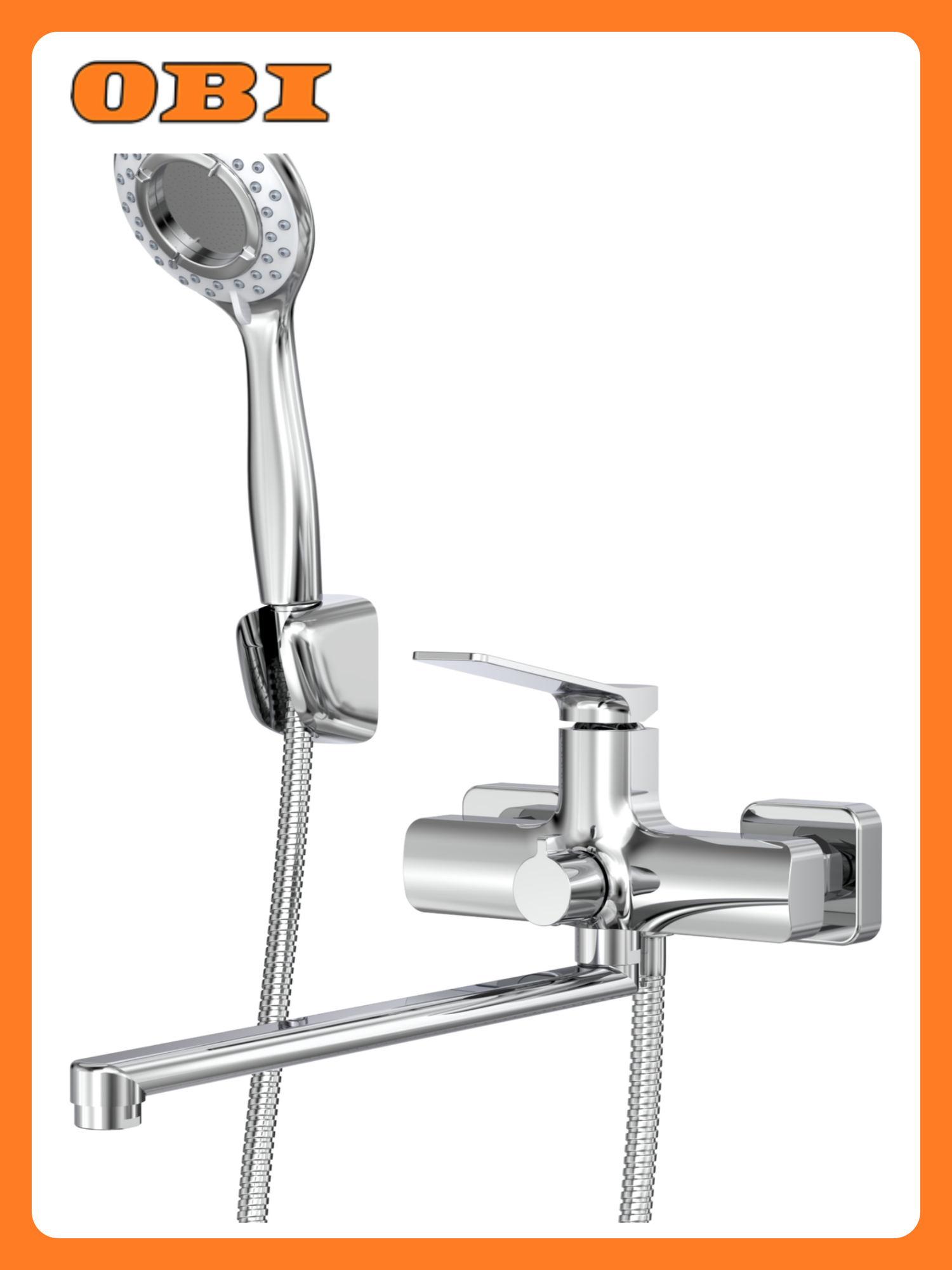 Смеситель для ванной с длинным изливом TOKITO TOK-YOK-1015, рычажное управление