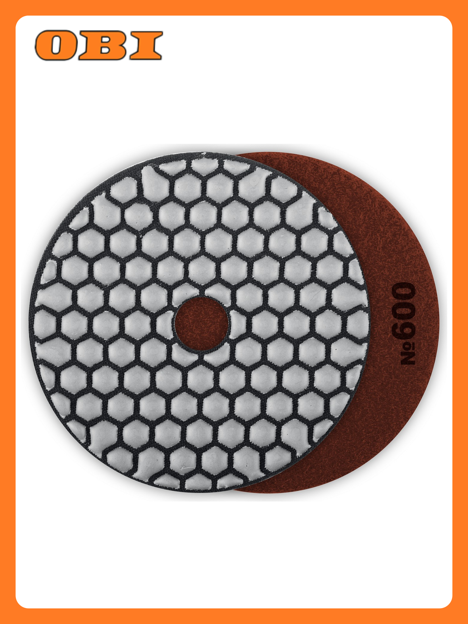 Шлифовальный круг ЗУБР 29868-600, алмазный, гибкий, для сухого шлифования, 100мм