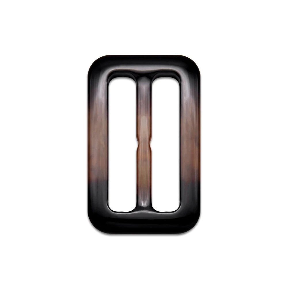 Пряжка полимерная St.Lucas Коричневая 60mm (6шт) Coffee 302