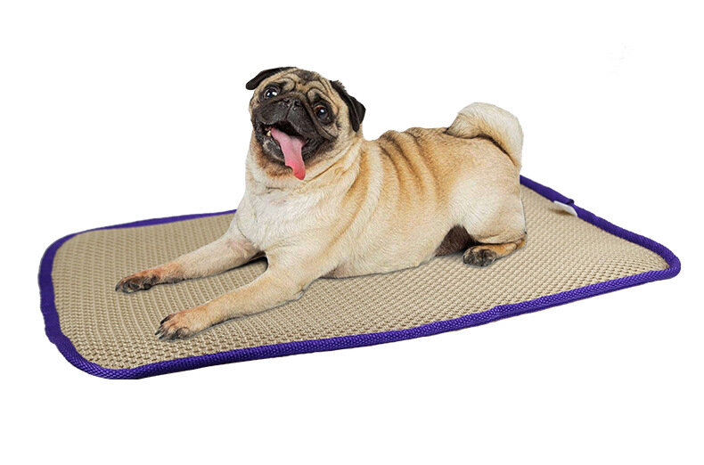 Домашние животные двухслойные утолщенные 3D собачьи коврики Дышащие от пролежней собачьи коврики 3D воздушная подушка_L
