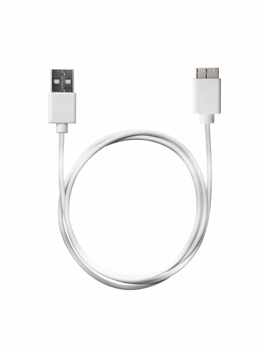 USB 3.0 кабель-адаптер для внешнего HDD 1 метр белый