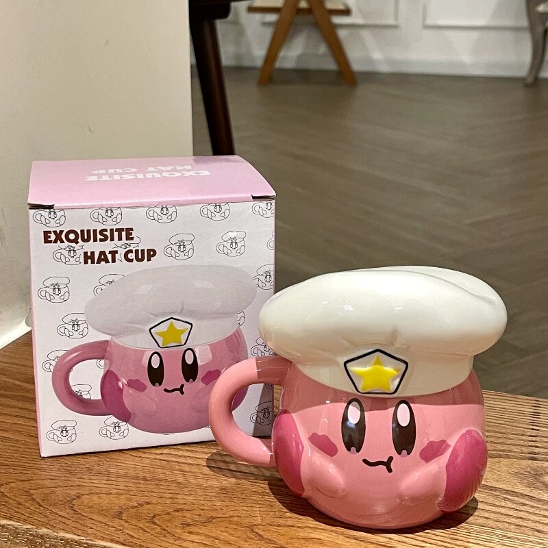 Керамическая кружка Kirby с морской шляпой и подарочной коробкой, идеально подходит для фанатов знаменитой видеоигры