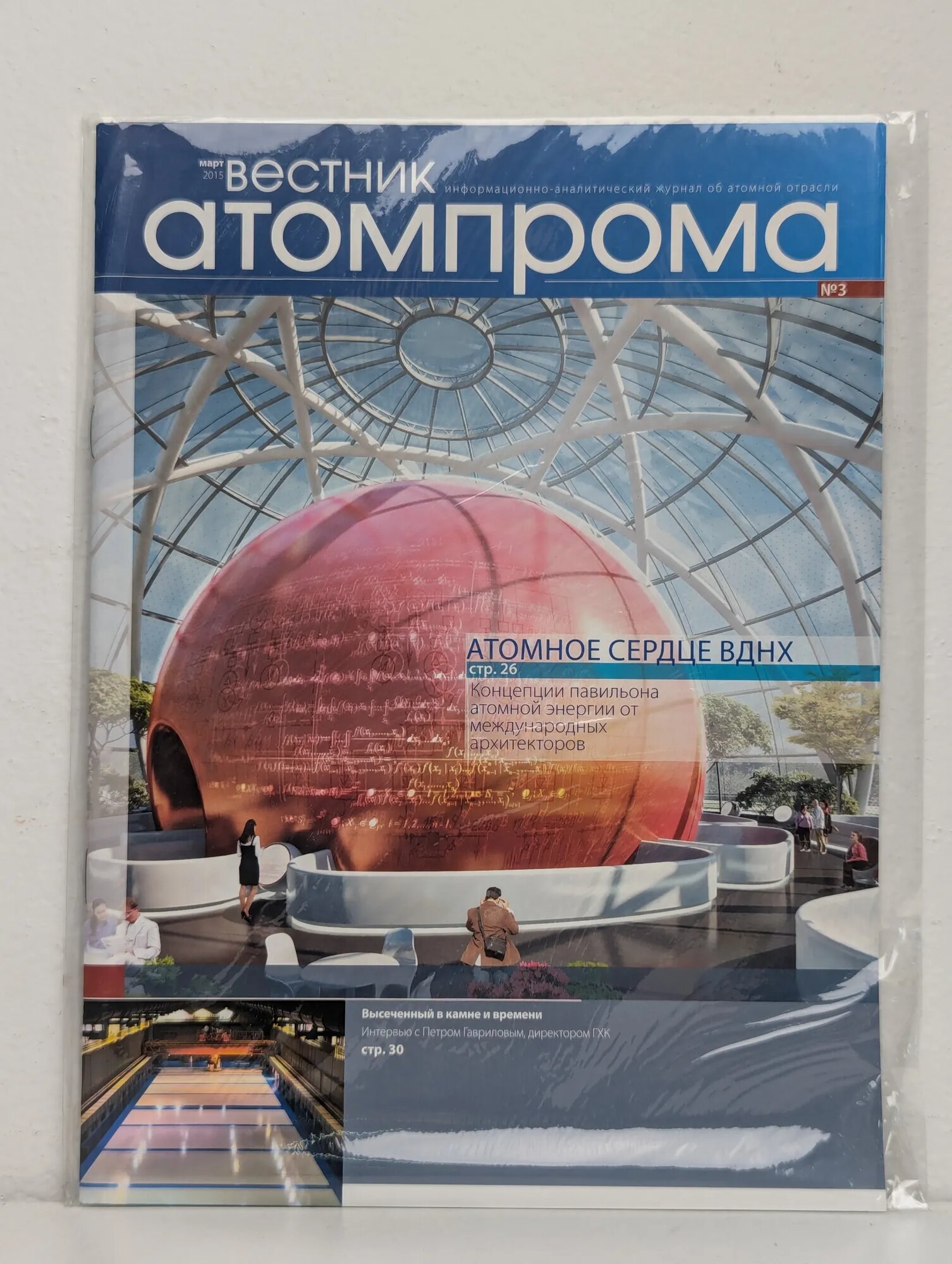 Журнал "Вестник атомпрома". Выпуск №3, 2015 Чернов Дмитрий (ред.) 2015