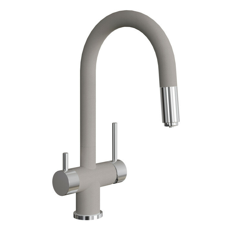 Смеситель для кухни Florentina Маэстро 337.03Н.2123.305 грей