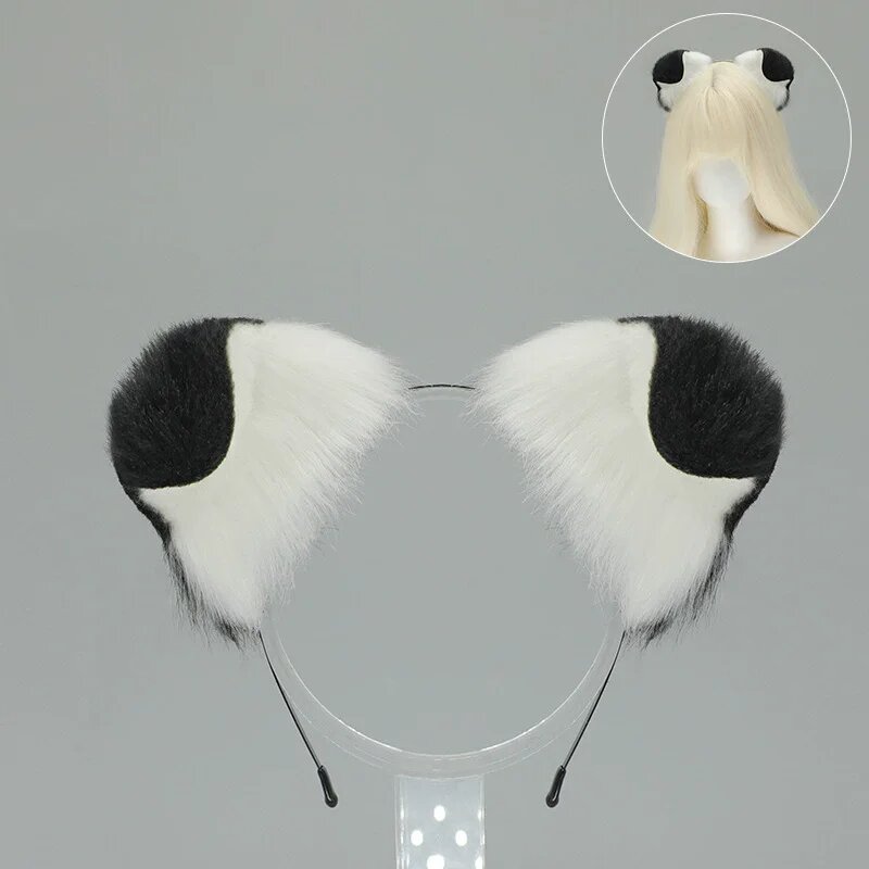 Kawaii собачьи уши headband Белый, 5
