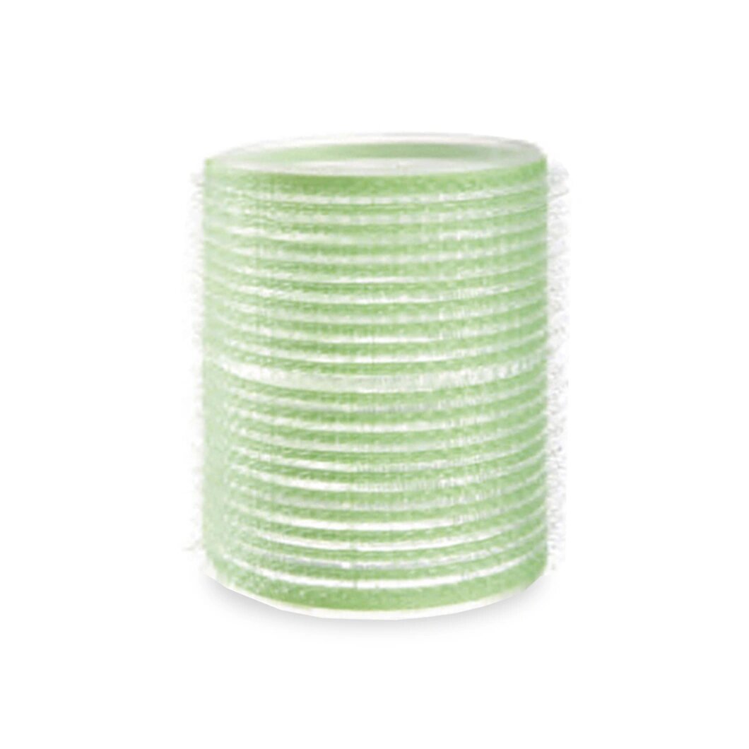 Бигуди HARIZMA на липучке , зеленые , 61*63мм , h10551-61 ,6 штук