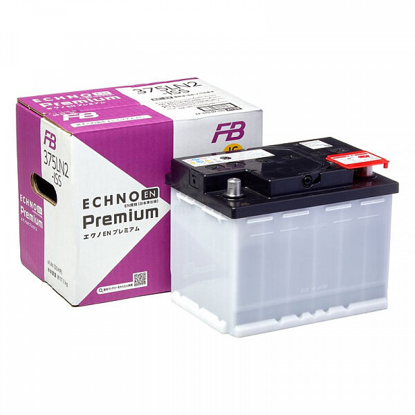 Аккумулятор автомобильный Furukawa Battery ECHNO 375LN2-IS EFB 6СТ-61 Ач обр. 242x175x190