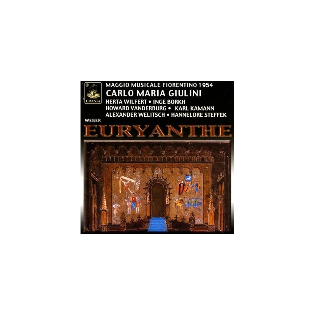 Диск Weber, Euryanthe. (Hertha Wilfert, Howard Vandenburg, Inge Borkh, Karl Kamann, Alexander Welitsch et (2 CD)