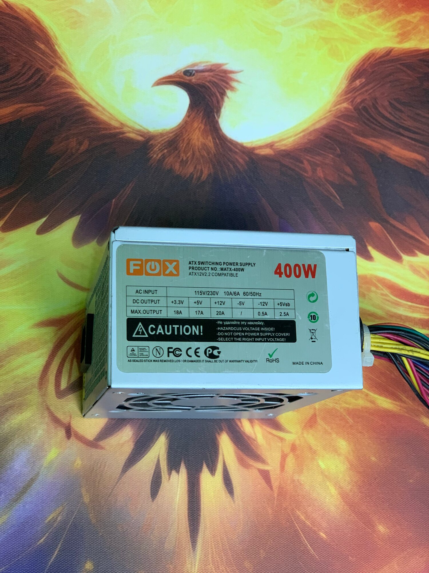 Блок питания SFX 400W FOX matx-400W