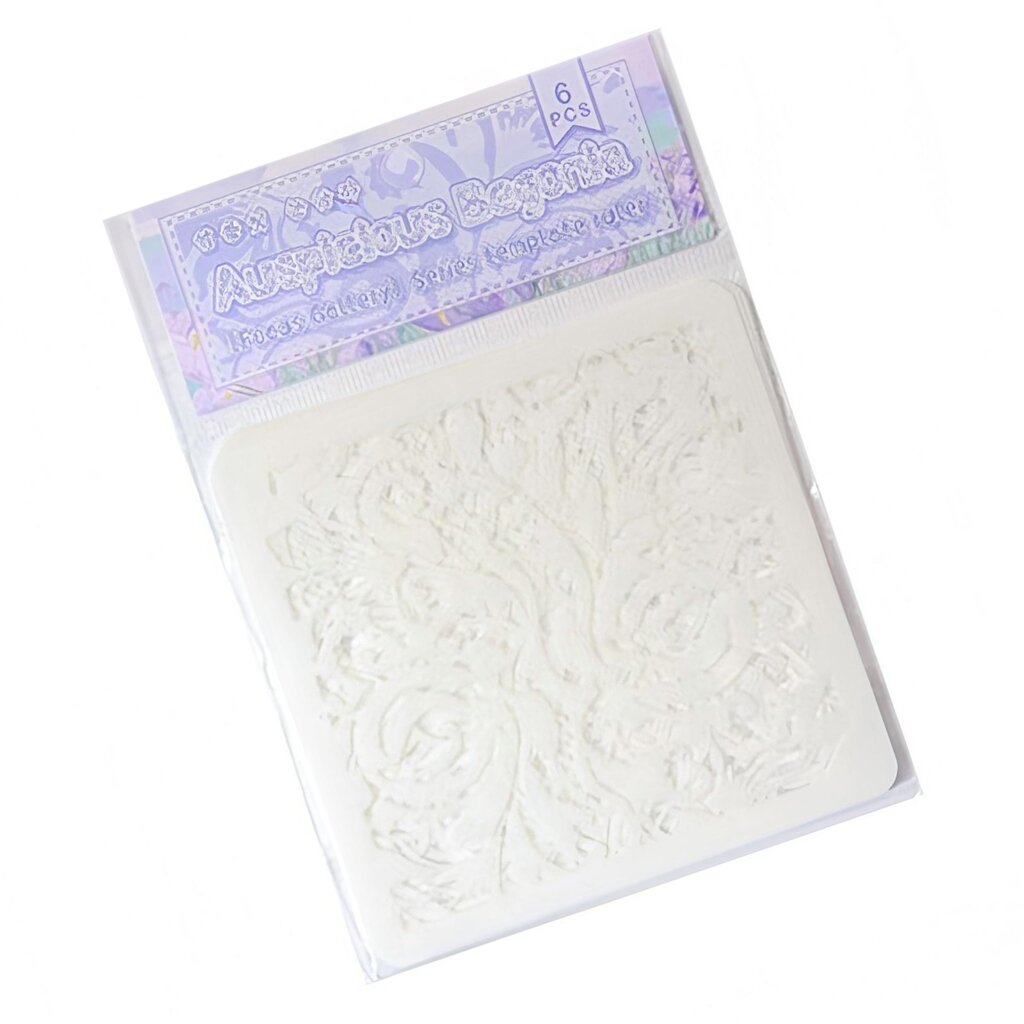 6 Шт. Трафаретов с цветами, шаблонов для рисования, трафаретов для скрапбукинга, открыток ручной работы и художественных проектов