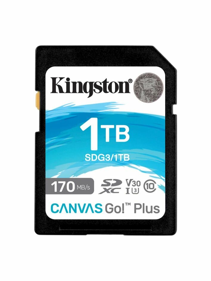Карта памяти KINGSTON Canvas Go Plus 170R SDXC 1TB (SDG3/1TB)