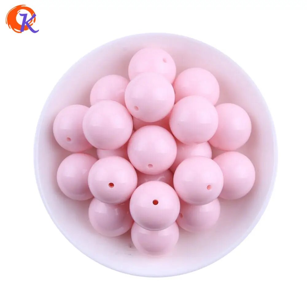 Акриловые бусины cordial design 6-20 мм 100 шт. Розовый, 6MM 3600PCS, S25 Light Pink