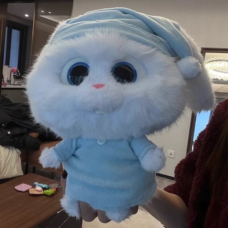 Мягкая игрушка-кролик Босс, милая мультяшная подушка в виде длинноухого зайчика, отличный подарок для девочек.