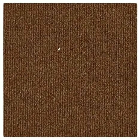 Квадратный ковер 30см х 30 см* 10 штук/1.8 квадратных метра/коричневый