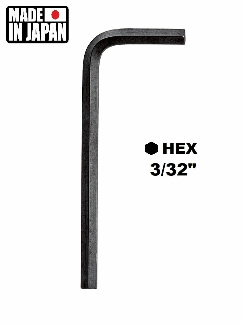 3/32" дюйм. Сделано в Японии шестигранный ключ 001-3/32 EIGHT