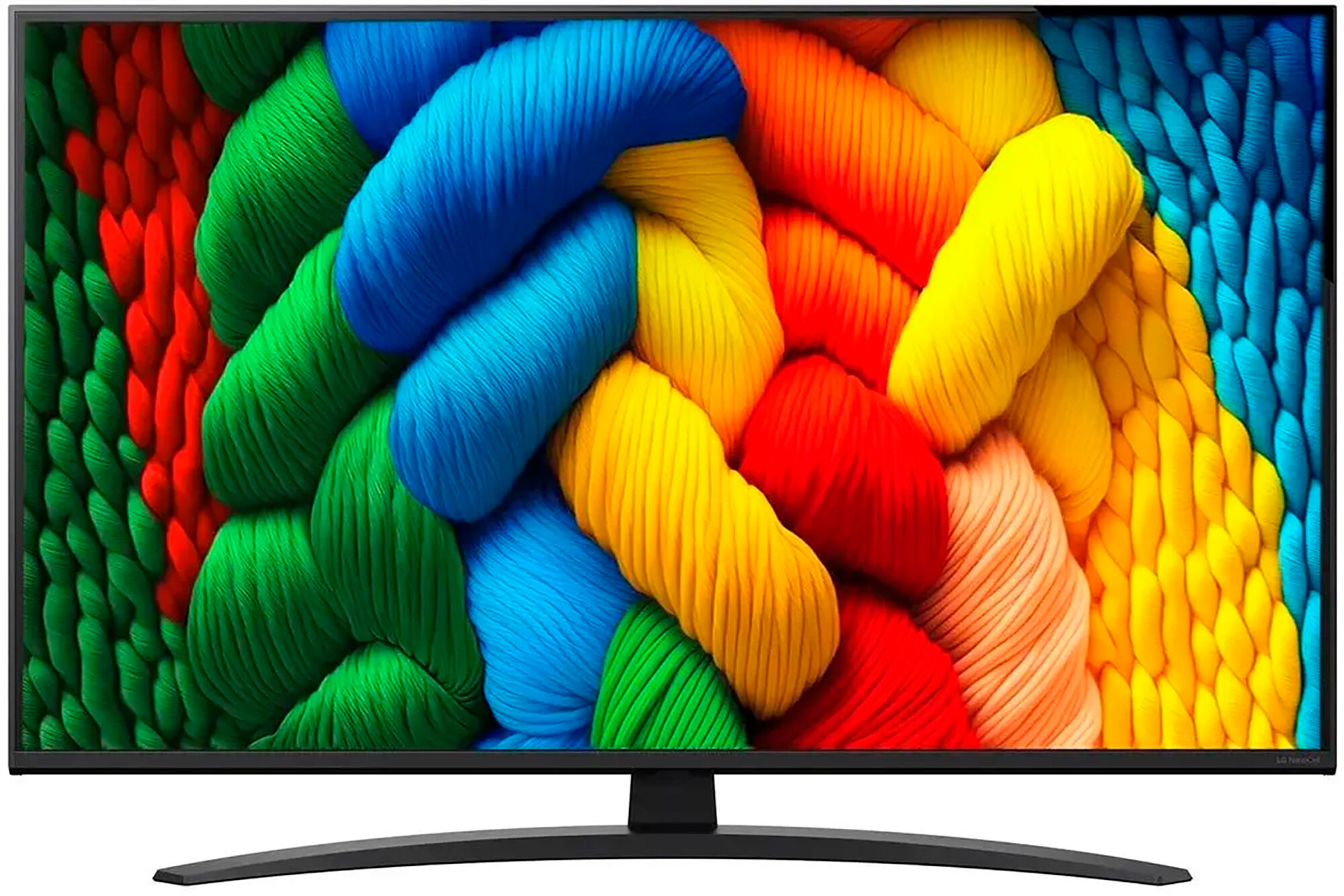 Телевизор LG 55" NANO LED 55NANO80A6B. ARUG черный, 4K UltraHD, 3840x2160, webOS