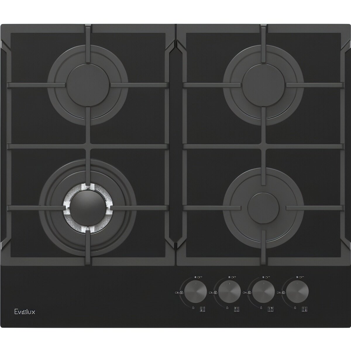 Встраиваемая газовая панель независимая Evelux HEG 675 BG