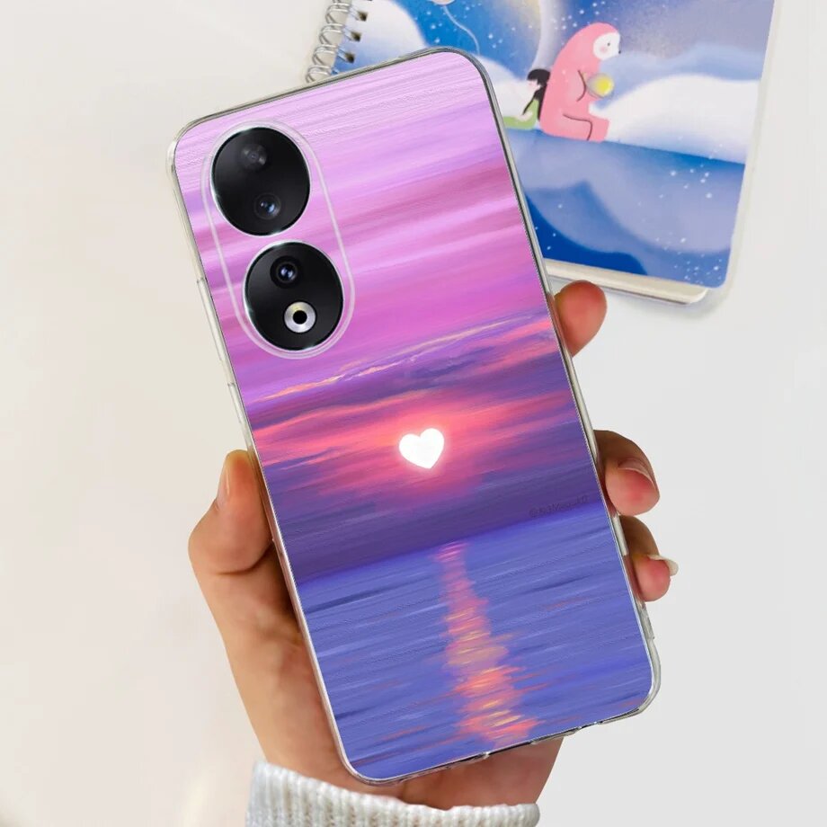 Чехол для Honor 90 5G, цвет 647, силикон, прозрачный