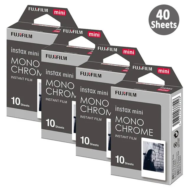 Fujifilm Instax Mini Monochrome, 40 листов