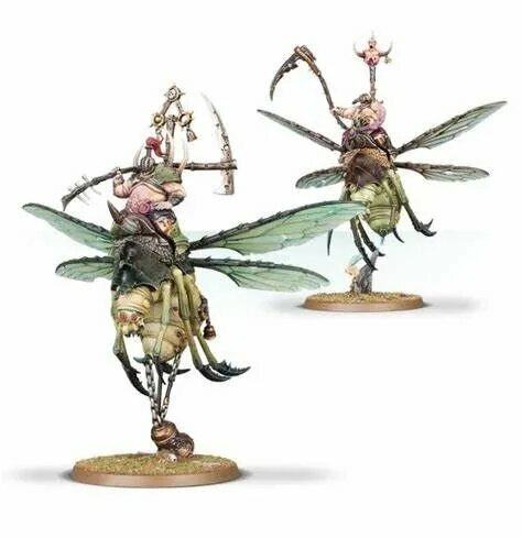 Фигуры Пусгойлы Лорды Речи (Смола, Литье) / Pusgoyle Blightlords (Resin, Cast)