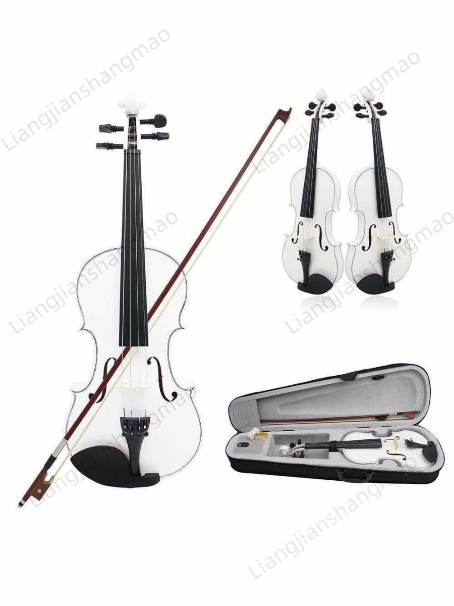 Китайская скрипка, размер скрипки 4/4, (полный комплект - футляр + смычок + канифоль)