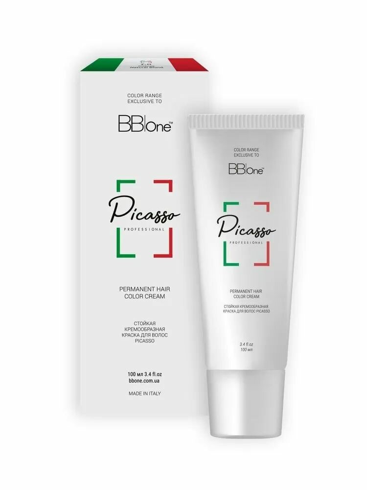 PICASSO Крем-краска перманентная 4/0 Шатен натуральный, 100 мл