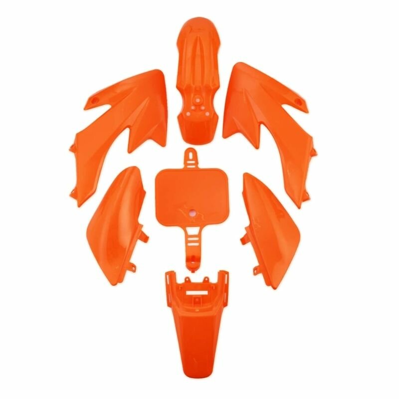 Полный пластиковый обтекатель, комплект обвесов, крыло для CRF50 XR50 50cc 70cc 90cc 110cc 125cc грязевой питбайк, мотоцикл