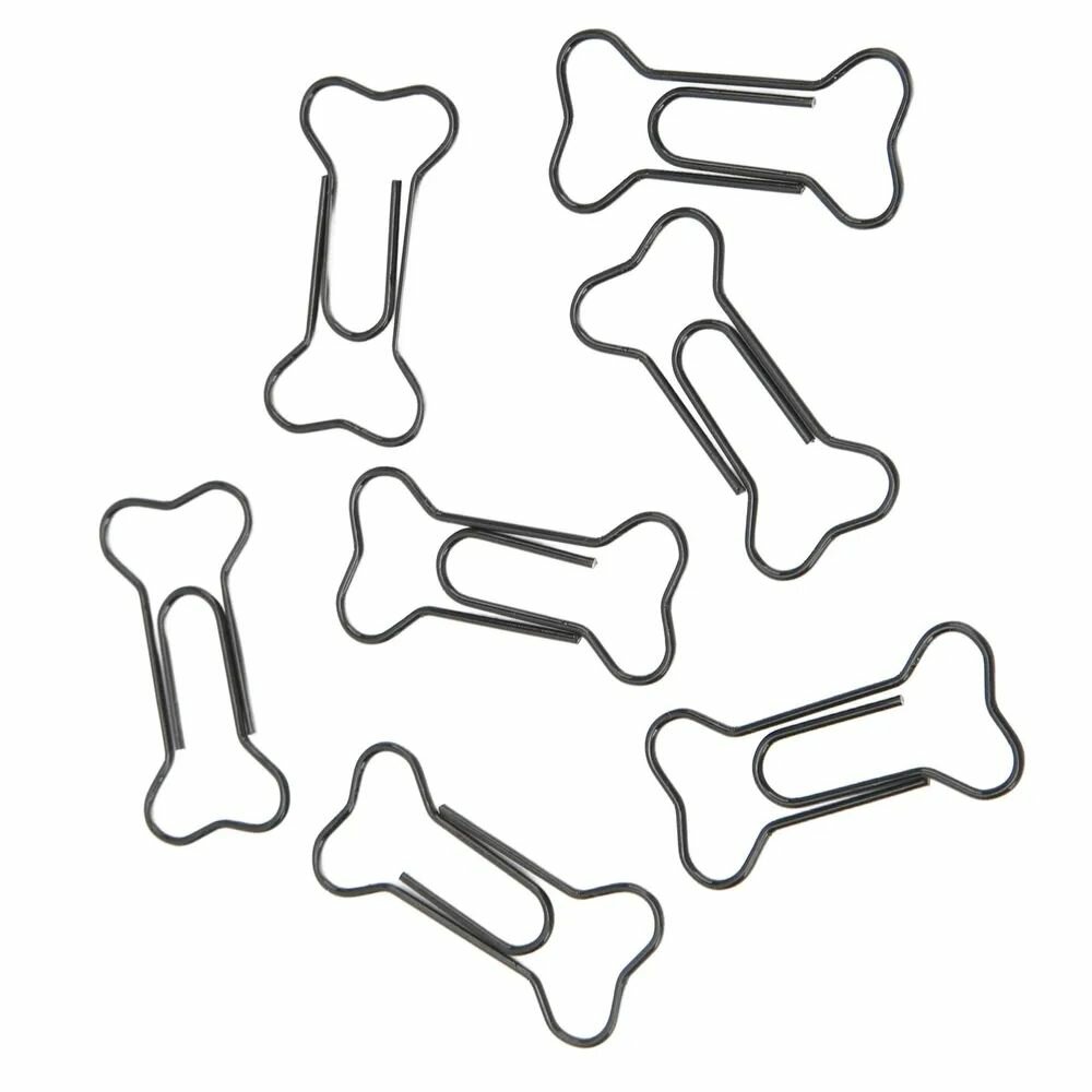 Скрепки в форме кости