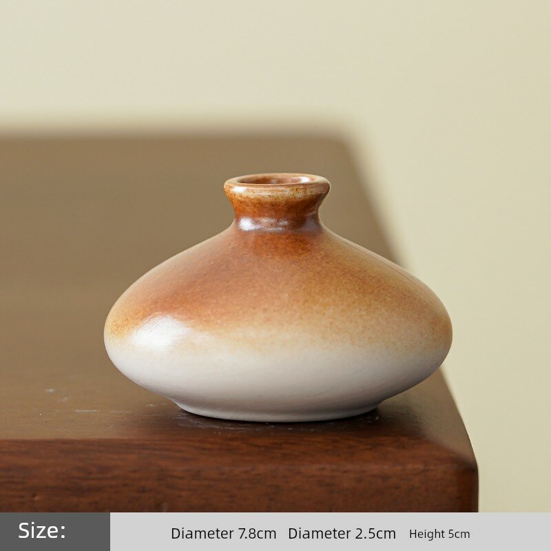 Креативная ваза из керамики в деревенском стиле для гидропоники (зеленая репа), для рабочего стола в гостиной, новая