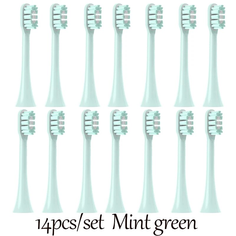 Насадки для зубной щетки SOOCAS X3S 14 шт. 14 Mint green