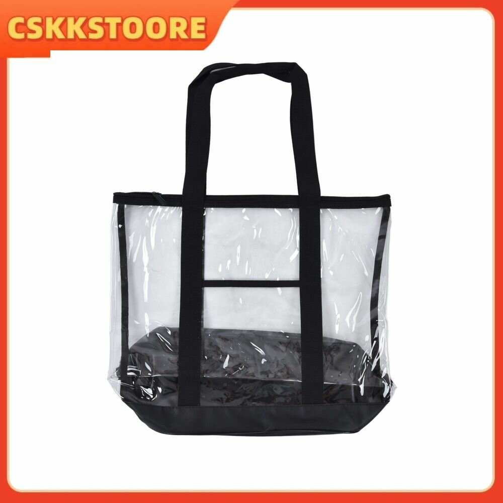 Прозрачная ПВХ сумка-тоут для бассейна, водонепроницаемая