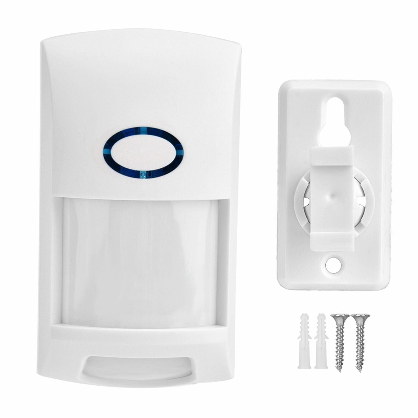 Беспроводной инфракрасный датчик движения 433 МГц 110 с антилжесрабатыванием для дома и офиса. Защита от животных до 25кг, охв. 12x12м, сверхпротивосвет 6500лк, совместимость с пультами