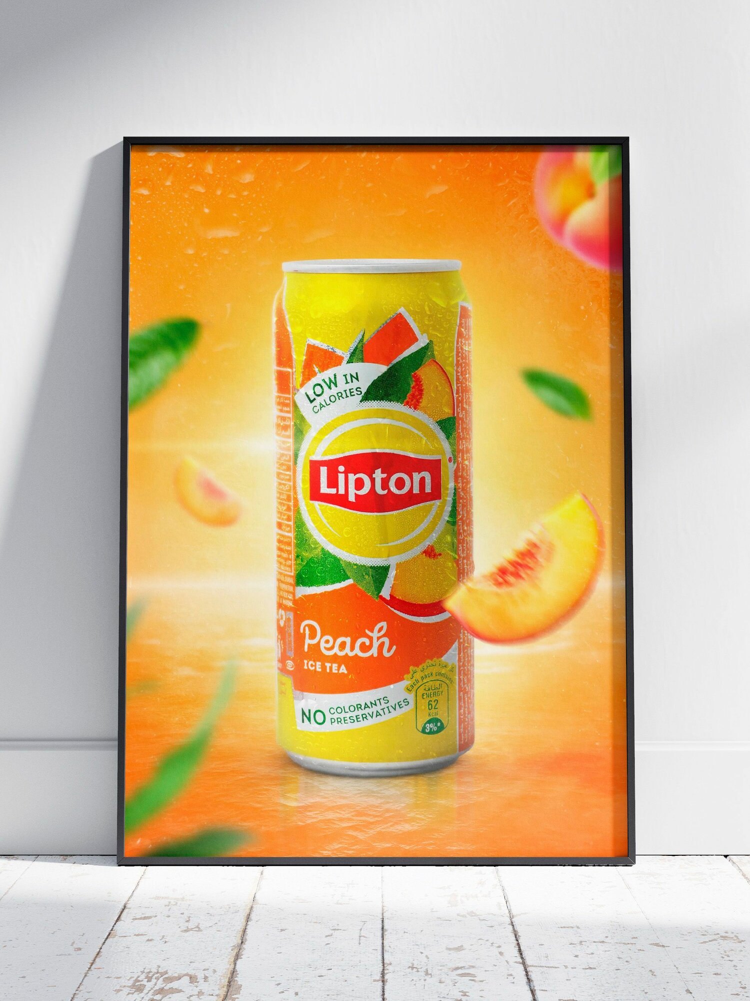 Плакат на стену для интерьера Бренды (Липтон Айс Ти - Lipton Iced Tea) - Постер по моде и одежде формата A3 (30x42 см)