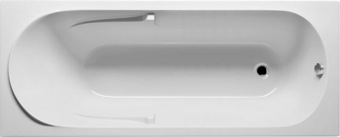 Акриловая ванна Riho Future XL 190x90 см, пристенная, белая, с каркасом, со сливом-переливом